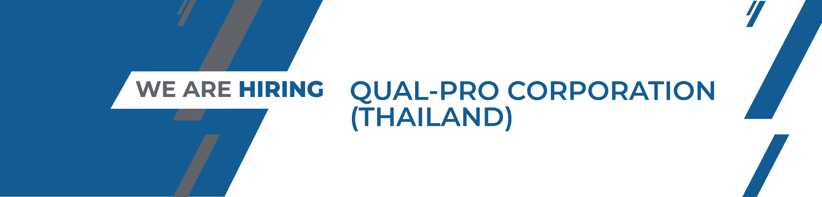 หางาน สมัครงาน กับ Qual-Pro Corporation (Thailand) Limited เงินเดือนสูง ...